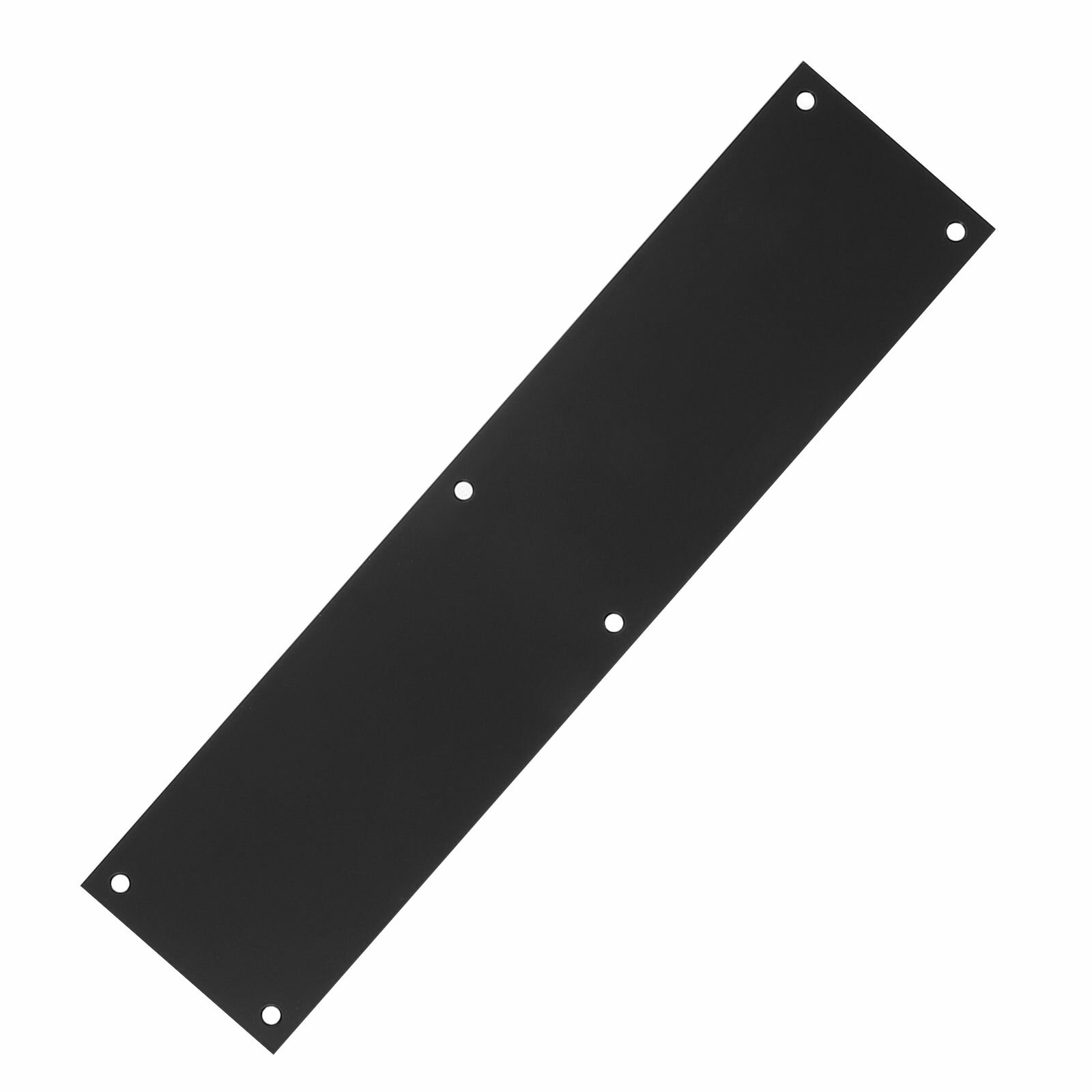 Нержавеемая стальная дверная панель-защита с черным покрытием для дома