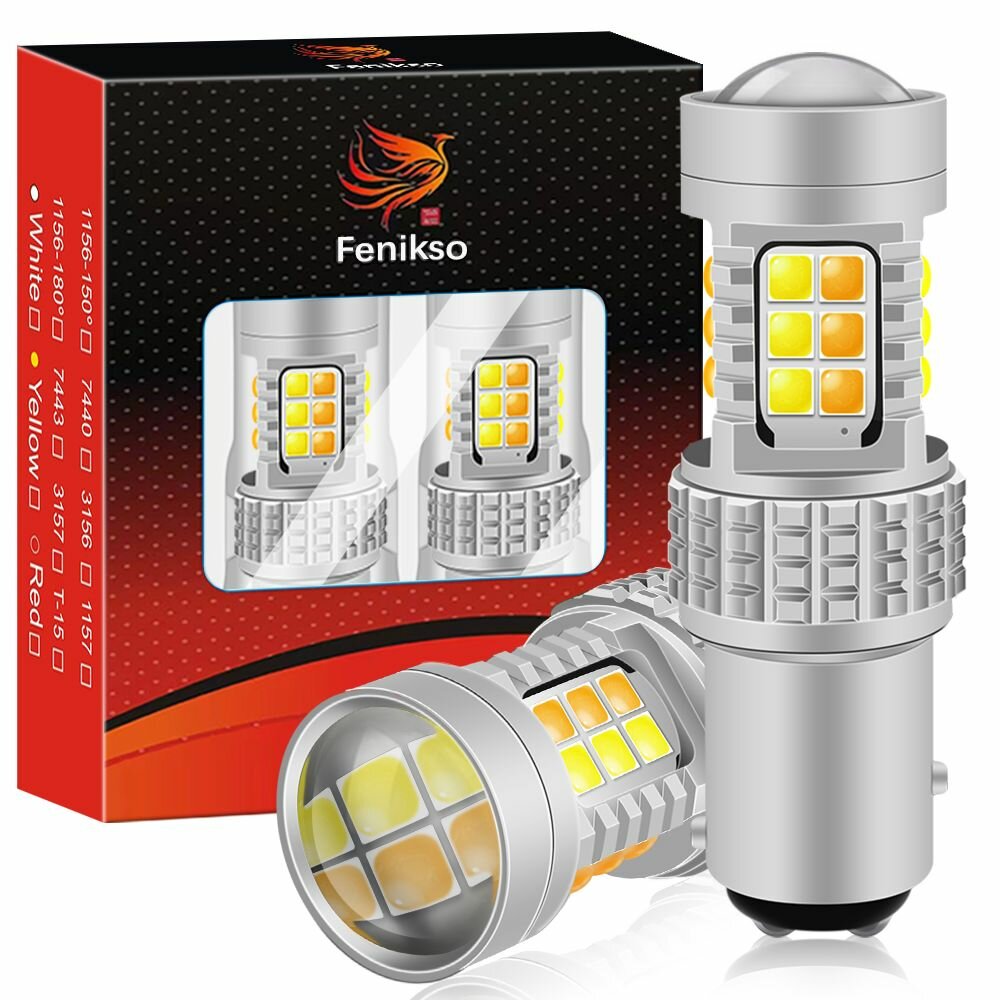 Fenikso Лампа автомобильная P21/5W (BAY15d), 2 шт. арт. TL002,