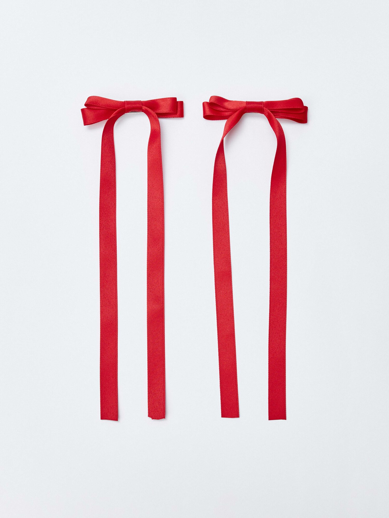 Заколки для волос детские с бантиками в наборе из 2 шт.