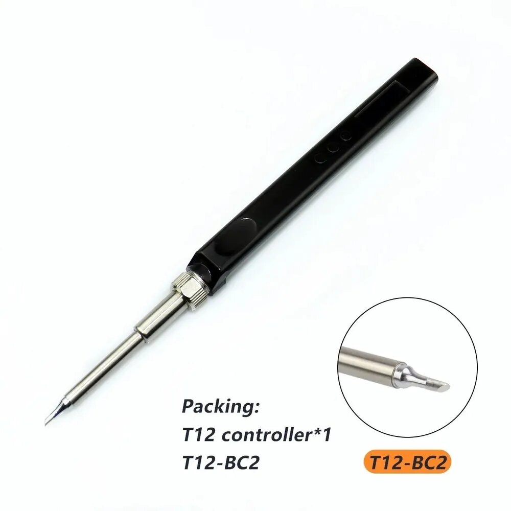 T12 OLED Интеллектуальный паяльник Комплект PD 65W Инструмент для ремонта с регулируемой температурой