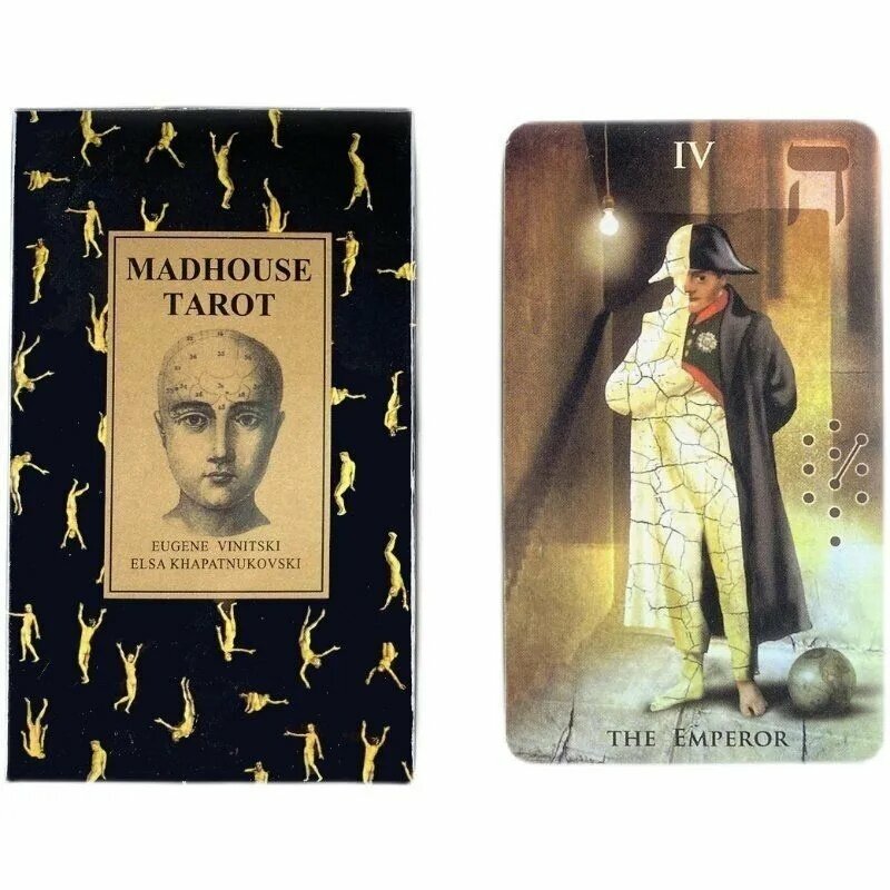 Madhouse Tarot/ Таро сумасшедшего дома/ 78 шт/ 10x6CM