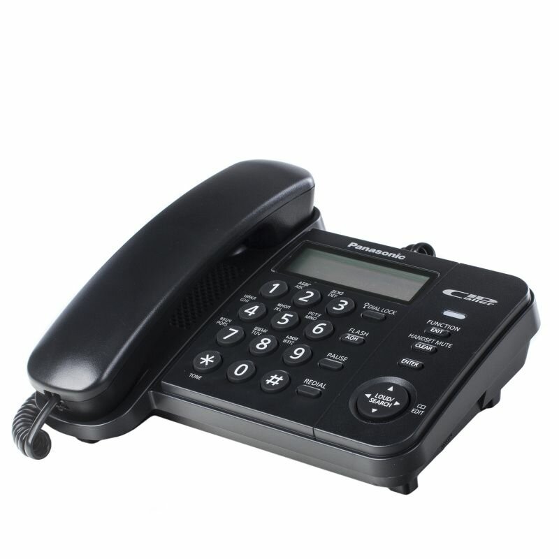 Panasonic KX-TS2356 RUB телефон (черный)
