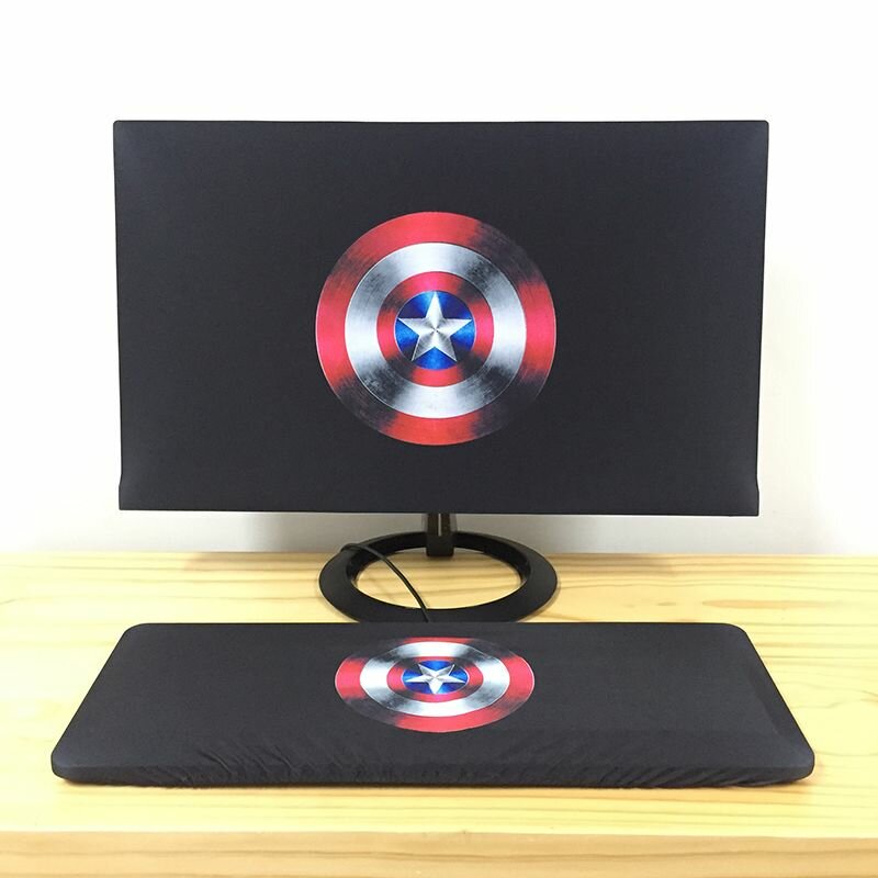 Новый чехол для настольного компьютера, чехол для монитора, ткань для изогнутого экрана, универсальный современный простой трехкомпонентный набор