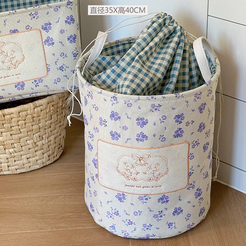 Ручная вышивка на ткани, настольная корзина для хранения, корзина для закусок, коробка для хранения в машине, складная корзина для хранения макарон