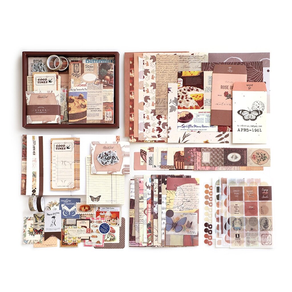 Скрапбукинг Коллаж Ненужный Журнал Украшение Подарочной Коробки Принадлежности Для Скрапбукинга