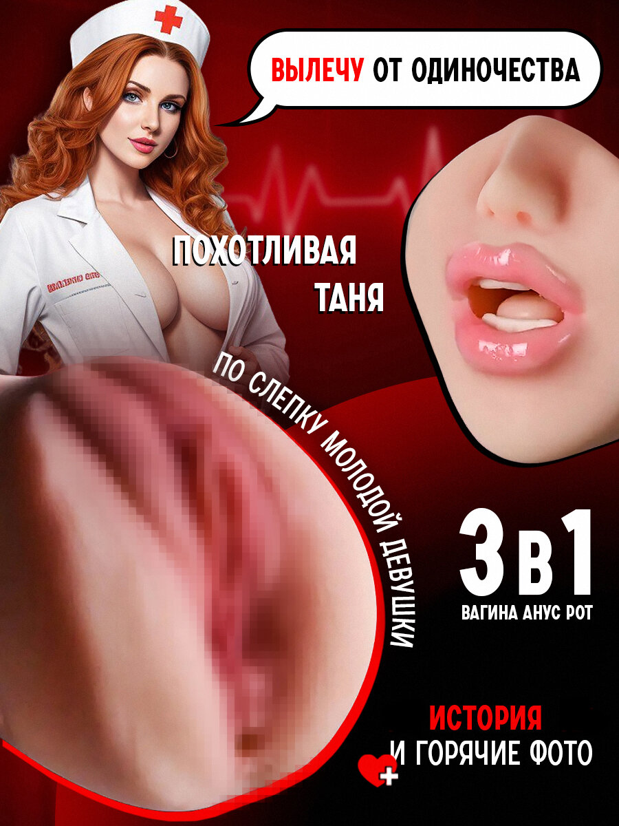 Мастурбатор Chernokisa - реалистичная копия женской вагины и ануса