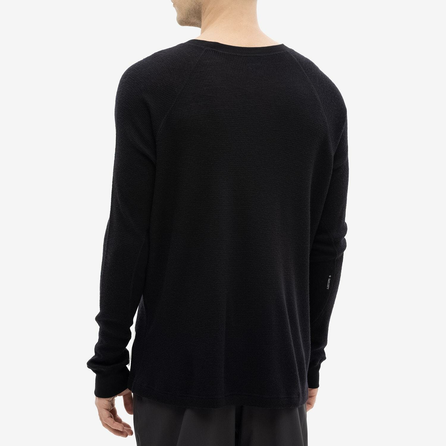 Термоводолазка Satisfy ТЕРМОКОФТА SATISFY CLOUDMERINO WAFFLE BASE LAYER, размер M, black — фото 1