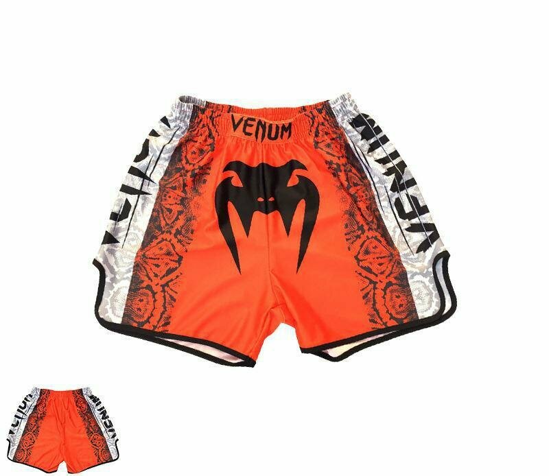 Тренировочный костюм Venom UFC, мужская боксерская обтягивающая футболка с быстрой сушкой, шорты для муай-тай, короткий рукав, для тренировок в спортзале