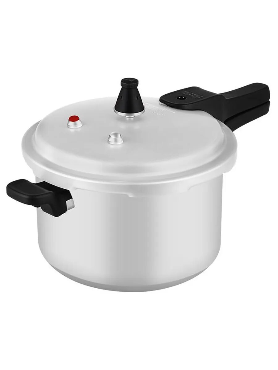 Скороварка алюминиевая 22см, двойное дно, нерж. сталь