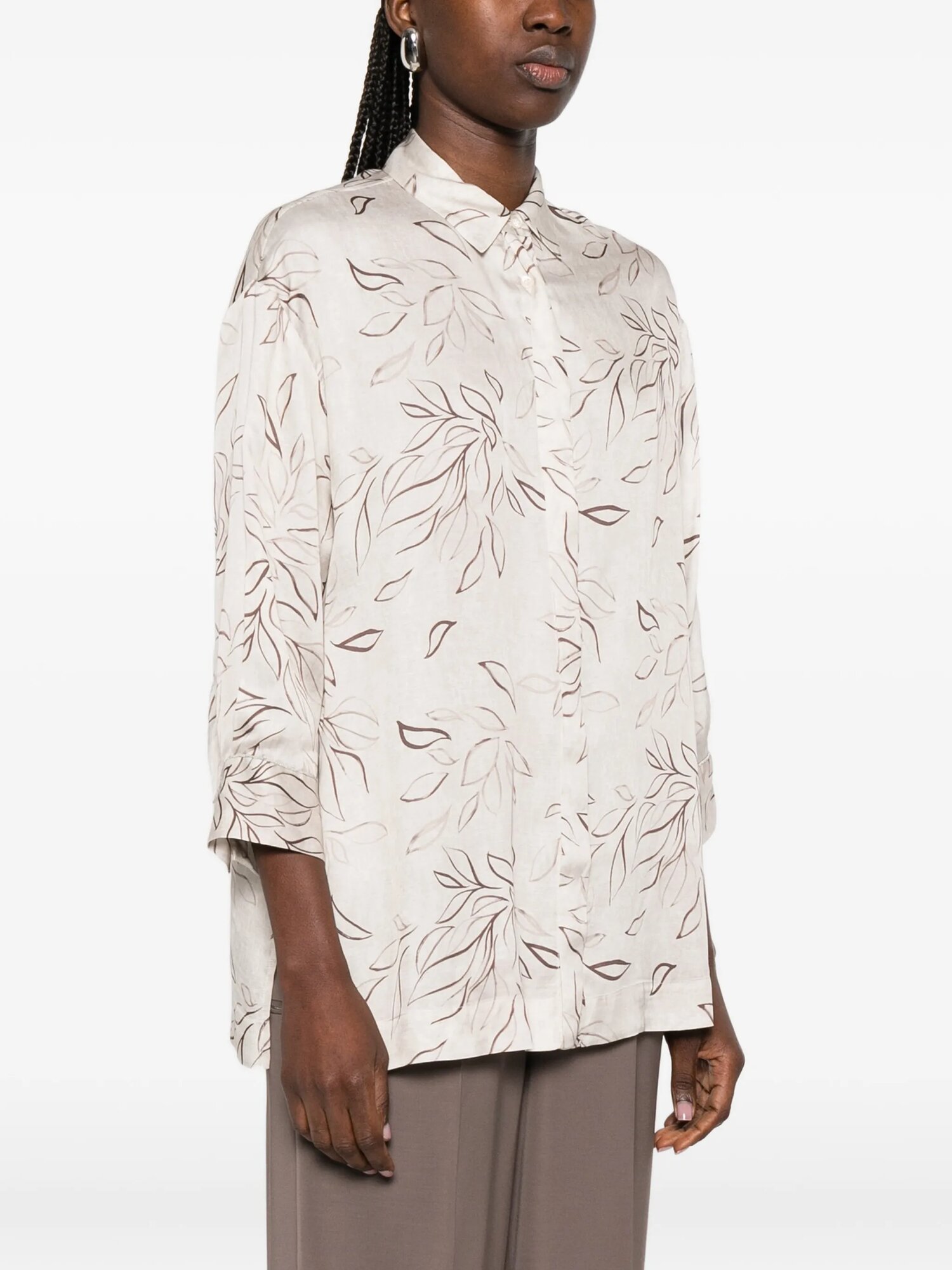 Рубашка PESERICO Floral-pattern shirt, размер 42 — фото 1