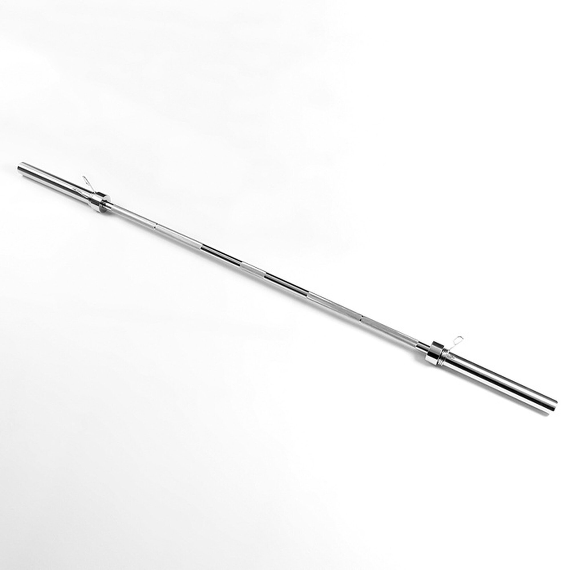 Гриф Олимпийский тренировочный 220 см, d=50, вес 20 кг, с замками, 10600151