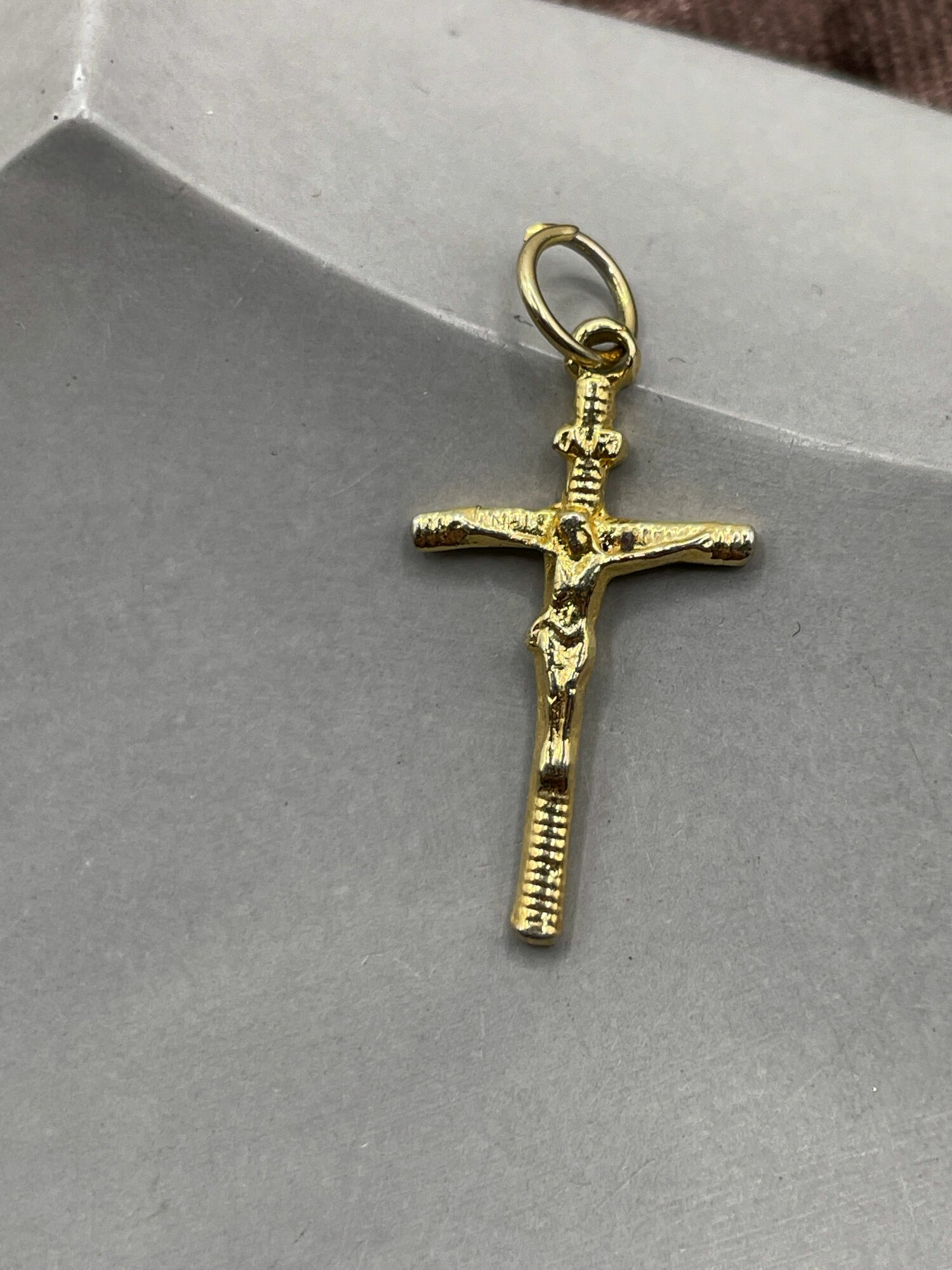 Винтажный нательный крест крестик, кулон
