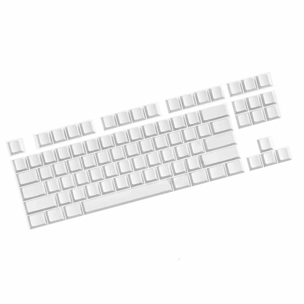 87Pcs Белые PBT Кейкапы для MX