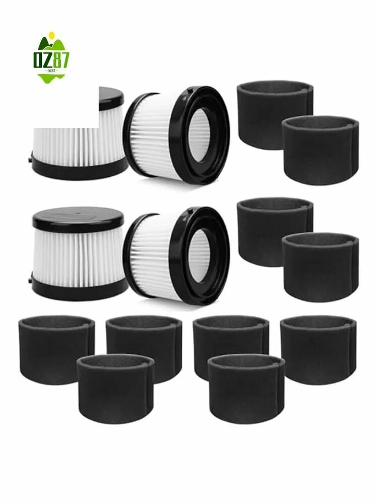 (J X R B) 4 шт. Фильтр DCV501HB совместим с 20 В, деталь DCV5011H, 10 Поролоновый фильтр