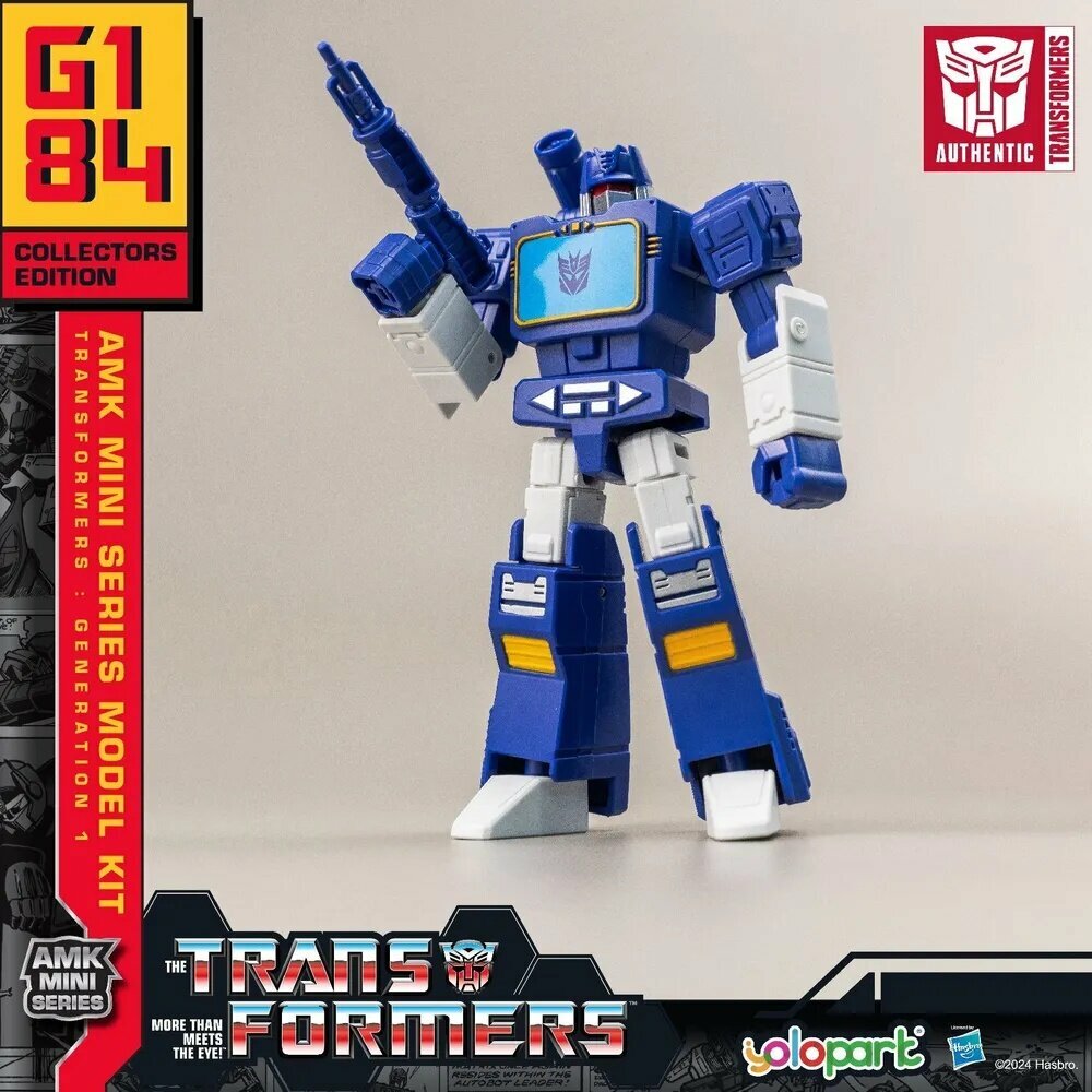 Трансформеры игрушки Yolopark Комплект моделей серии AMK MINI первого поколения - Soundwave 11см