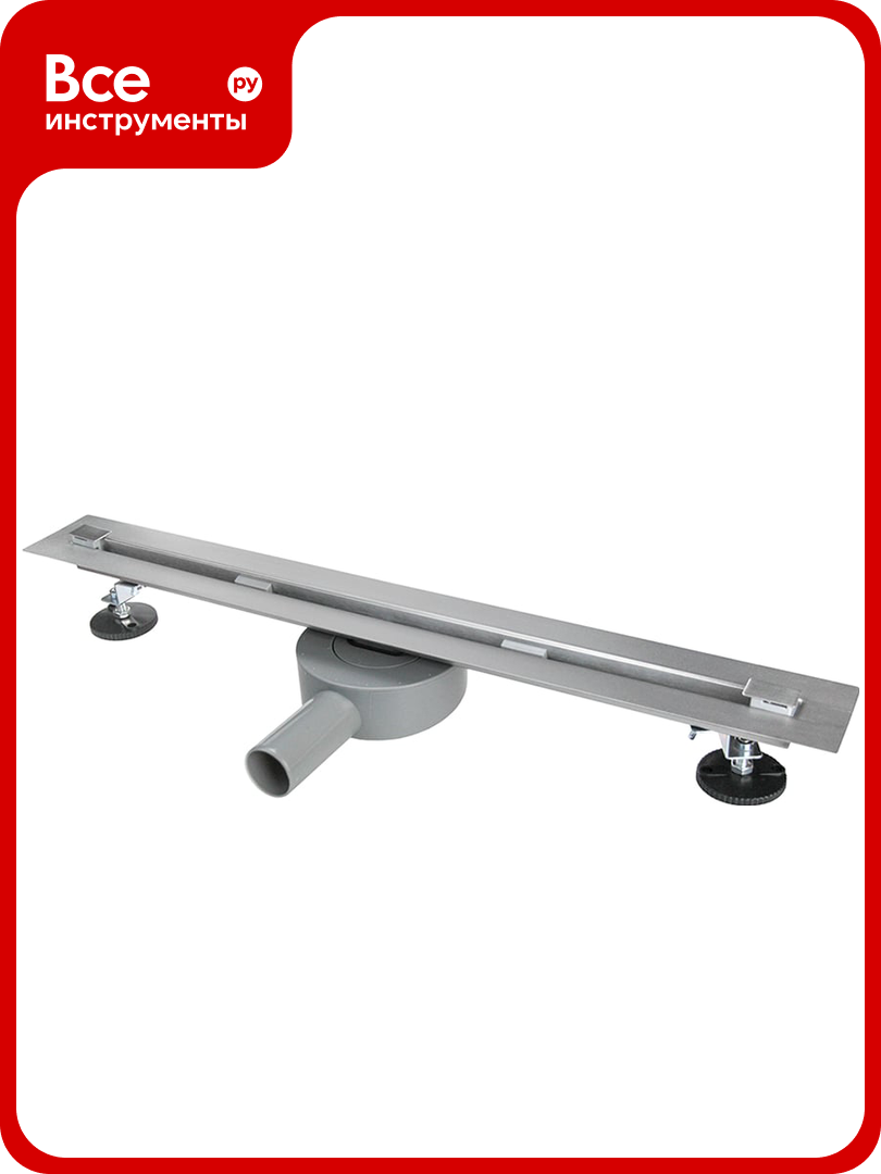 Трап MPF щелевой, нерж. сталь, 600 мм, d40/50 ИС.110494