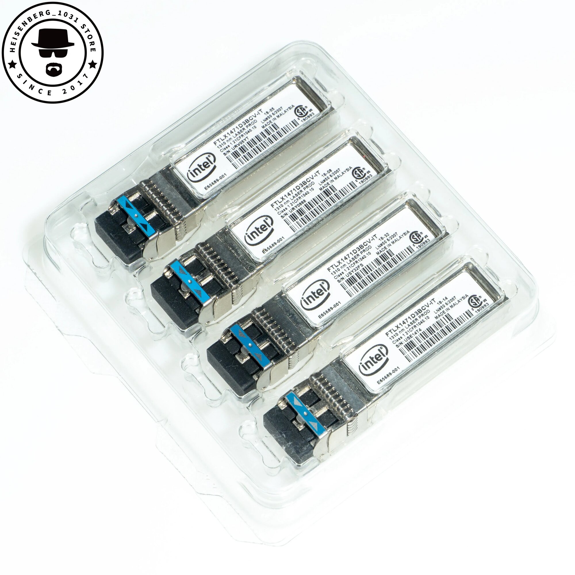 Intel FTLX1471D3BCV-IT Dual-Rate Fiber 10Gbase-LR & 1000Base-LX 1310nm SFP + трансивер для Ethernet-адаптера серии X520/X710