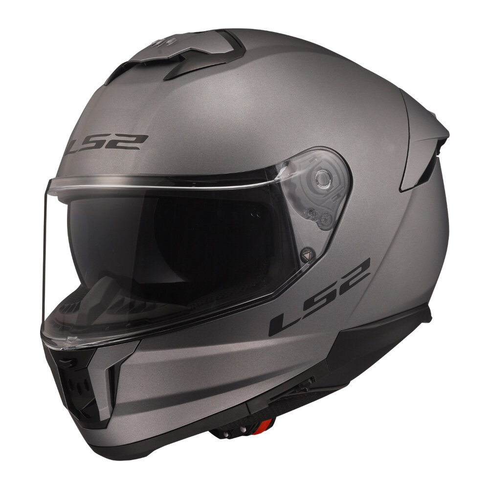 Мотошлем интеграл LS2 FF808 STREAM II SOLID (серый, S)