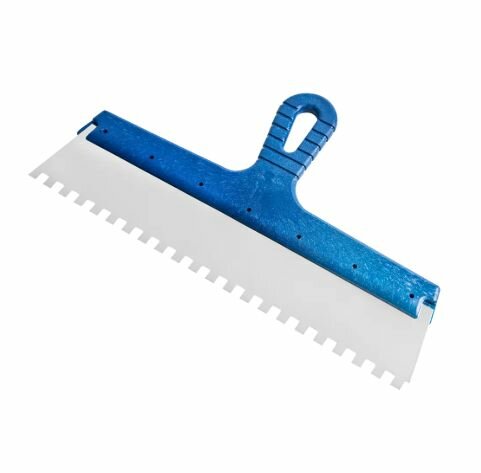 Шпатель зубчатый Интек 10108-350-008 350 мм, нержавеющая сталь, зуб 8x8 мм