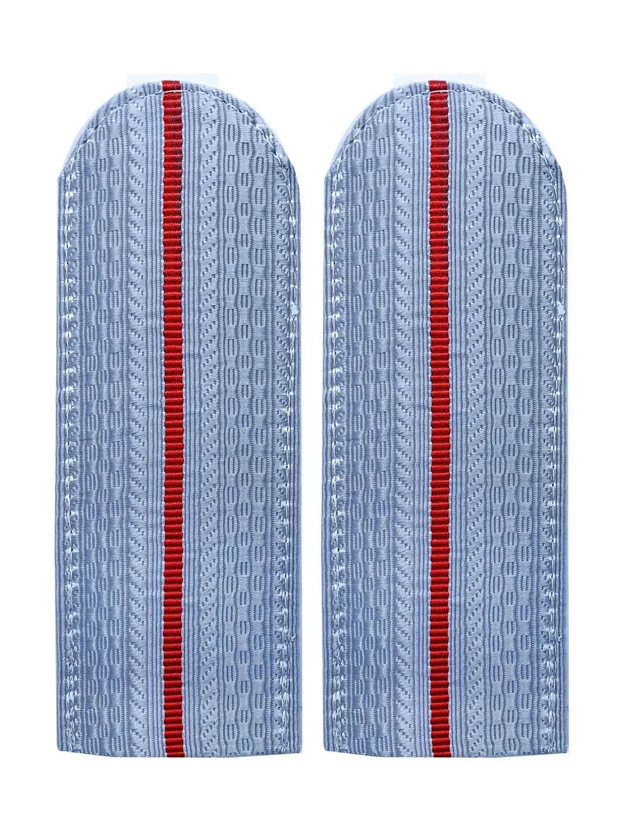 Погоны полиции голубые один просвет картонные