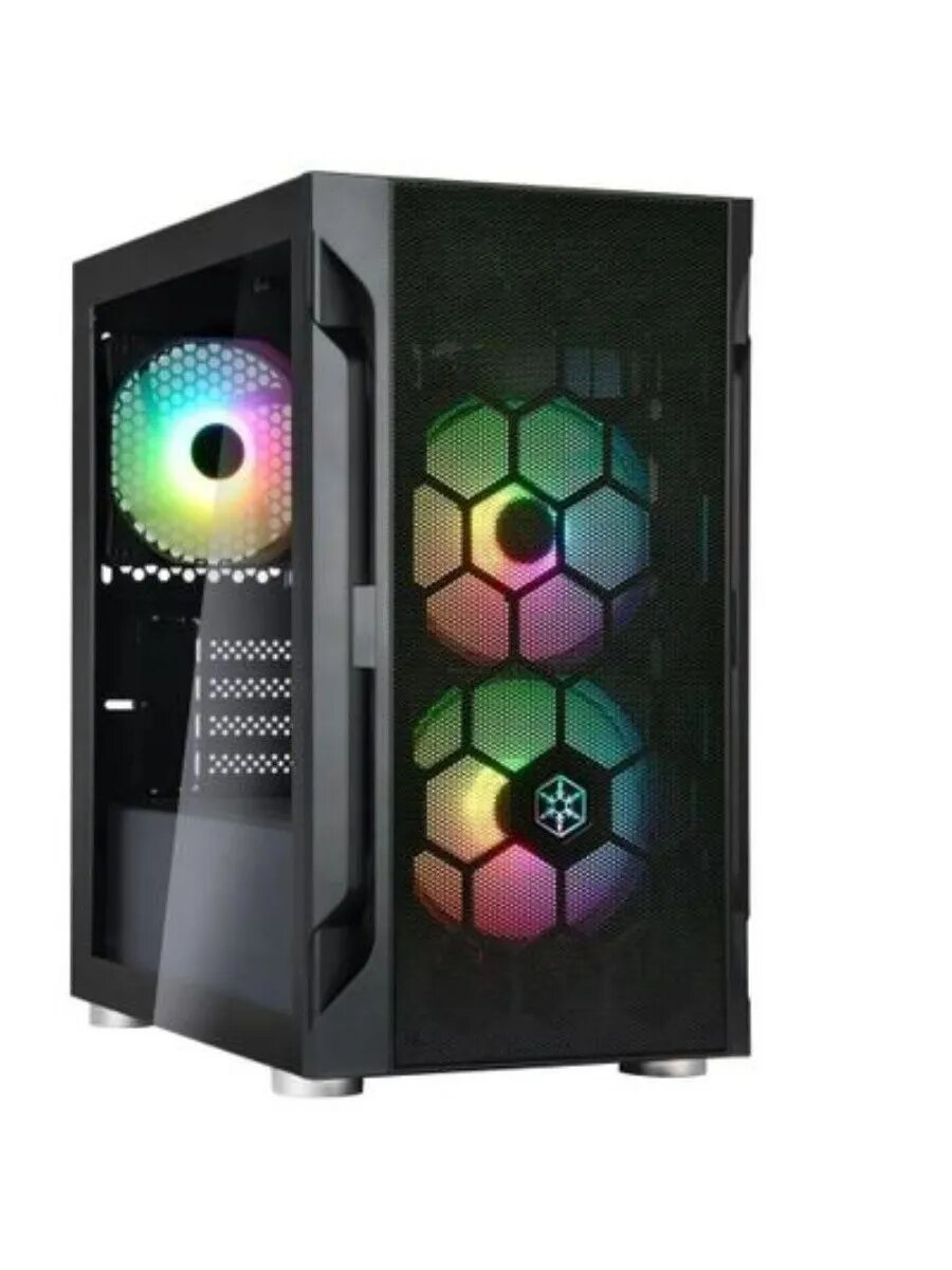 Корпус Fara SST-FAH1MW-PRO G410FAH1MBP0020 черный