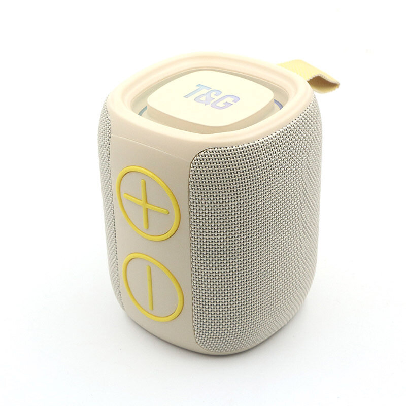 Кросс-бордерный популярный мини-динамик TG486 с Bluetooth, тканевая сетка, настольный сабвуфер, портативный динамик с крутой цветной подсветкой