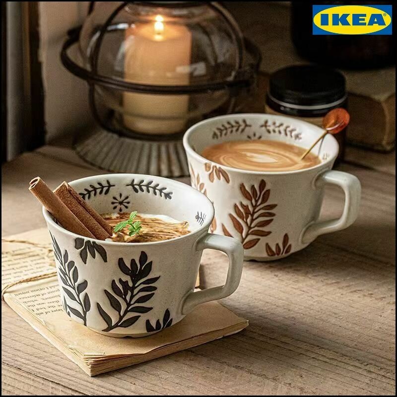 IKEA Кружка "Листья", 375 мл, 1 шт