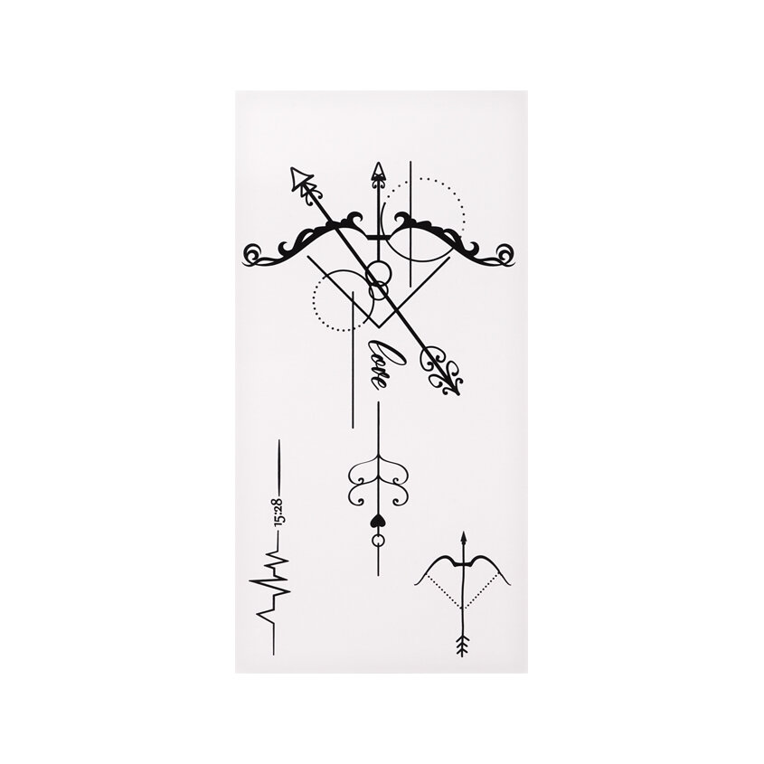 Татуировка для тела DECO. переводная (arrow)