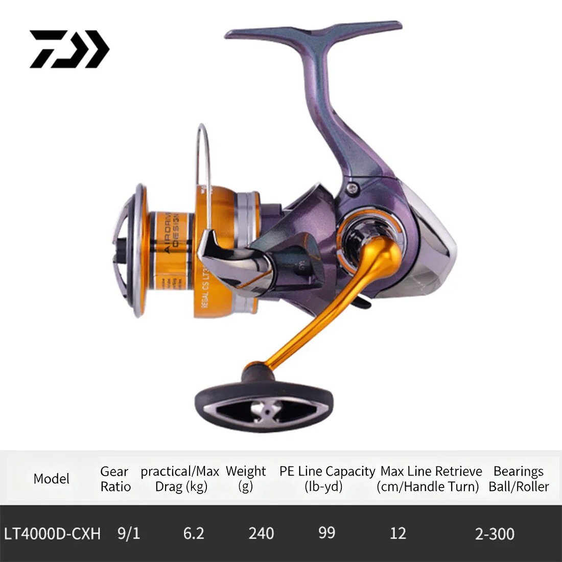 DAIWA REGAL CS LT спиннинговая катушка LT4000D-CXH