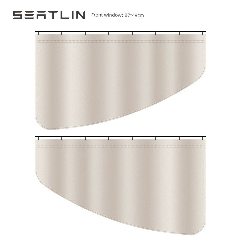 Солнцезащитная шторка для автомобиля со встроенной направляющей, специальная шторка для защиты от солнца и