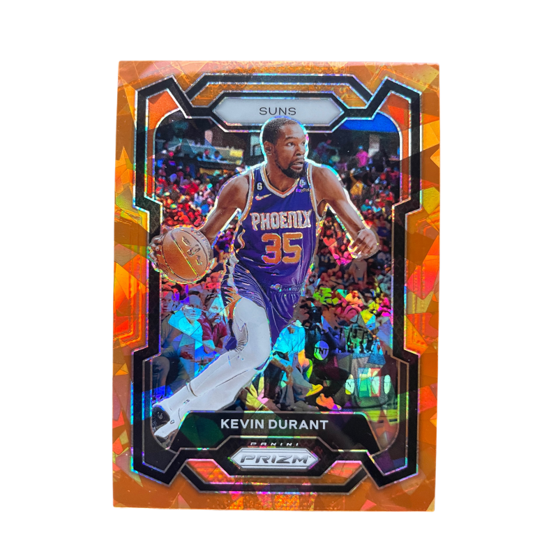 PANINI 2023 24 Basketball NBA Sun, Kevin Durant Prizm Orange Ice, Player Card Pass Sports Cards 1 Pc