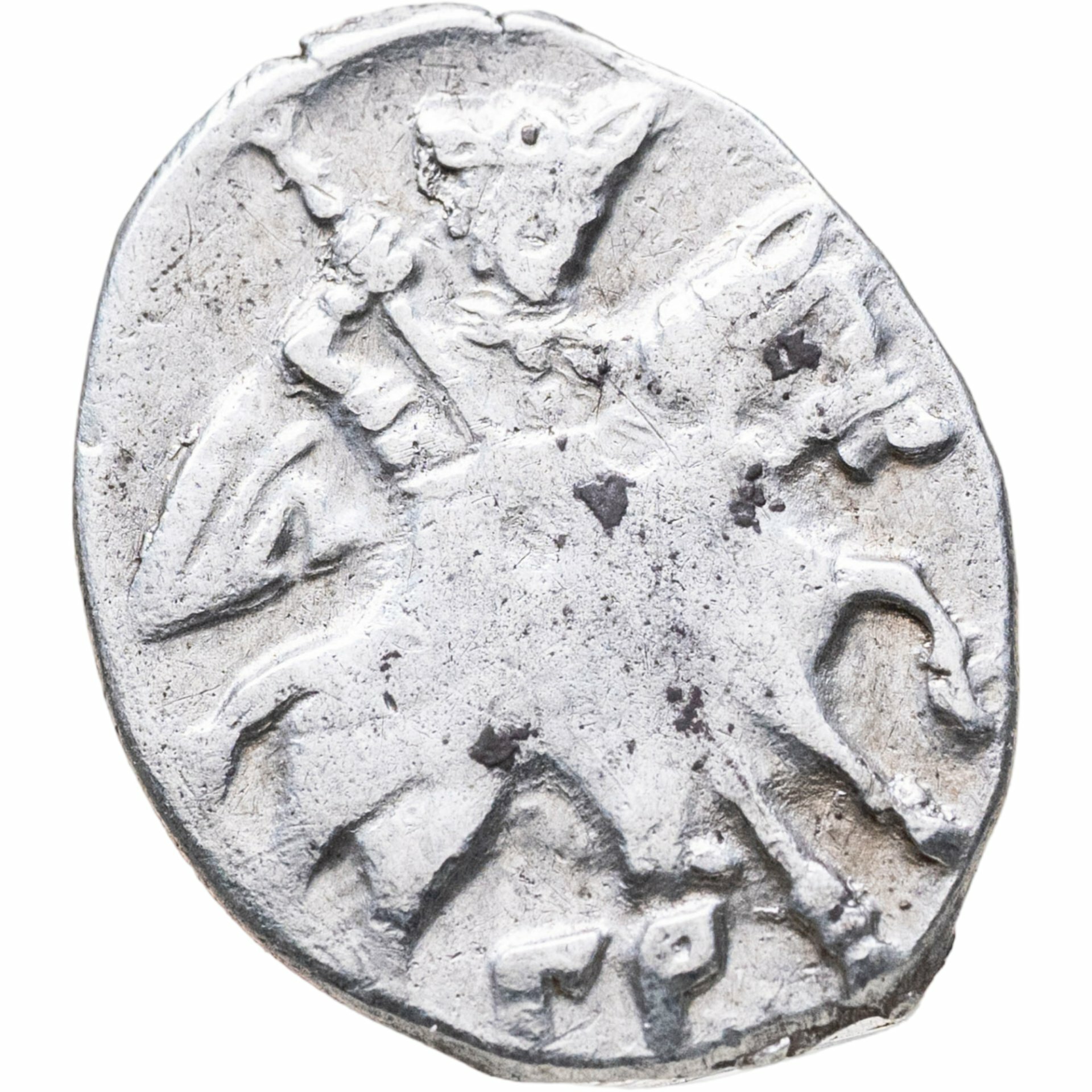 Иван IV Васильевич "Грозный", копейка чекан Пскова ГР, Серебро, в сохранности VF