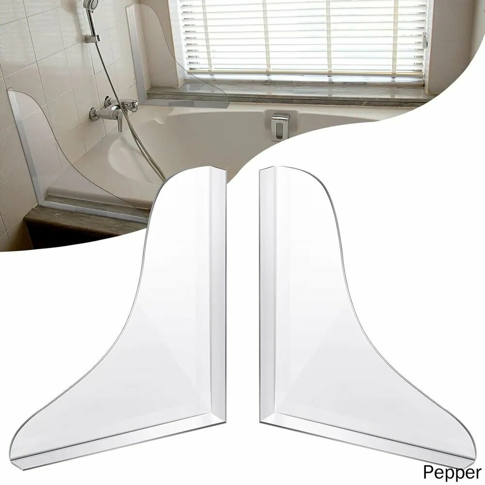 Силиконовый ограничитель воды для ванны/Барьер от воды для ванной 21.5cmx19cm