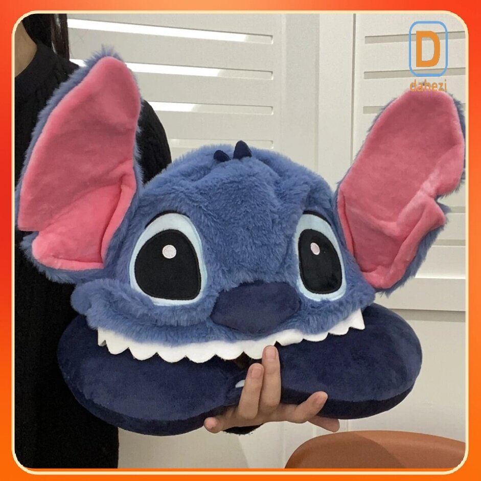 Дорожная подушка MINISO с капюшоном и мультяшным принтом, Neck Pillow, For adult