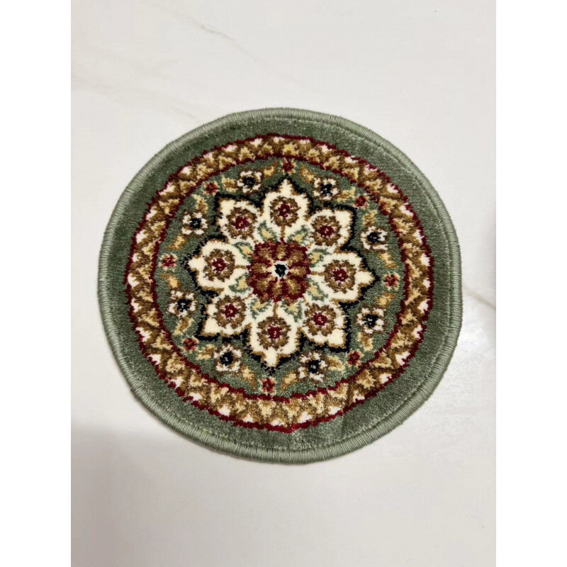 Коврик для ковра Синьцзян Хэтянь Этнический стиль Ковер для спальни Европейский стиль Гостиная Шерсть Шелк Хлопок Прикроватный круглый диван Кофейный столик