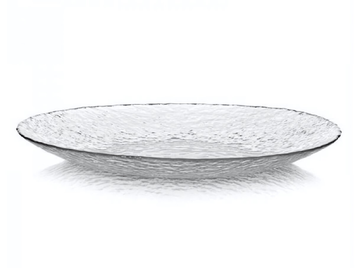Тарелка десертная Pasabahce "Haze" 19см, стекло, прозрачная, рельефная поверхность