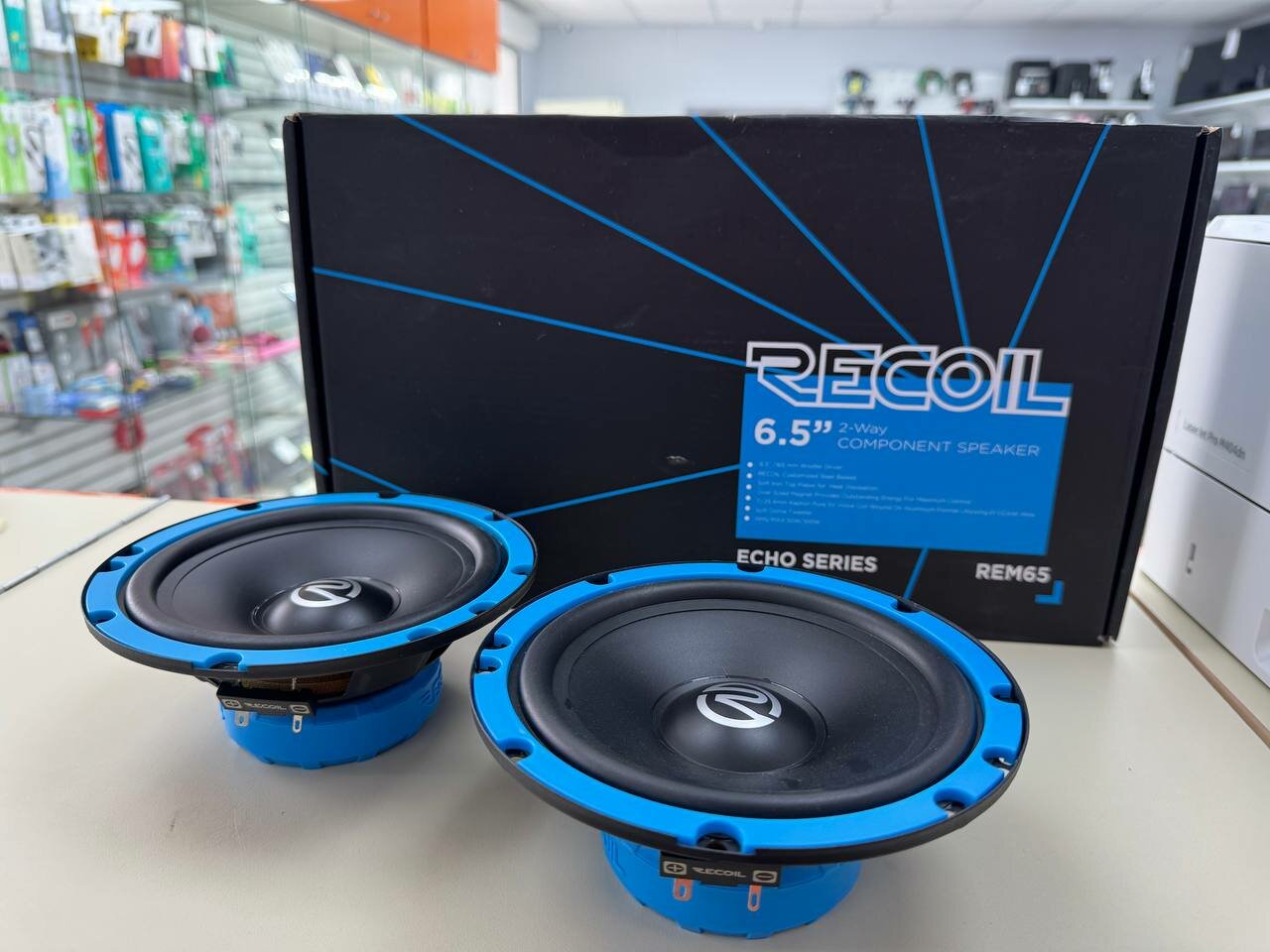 Автоакустика передняя Recoil REM65, б/у уценка