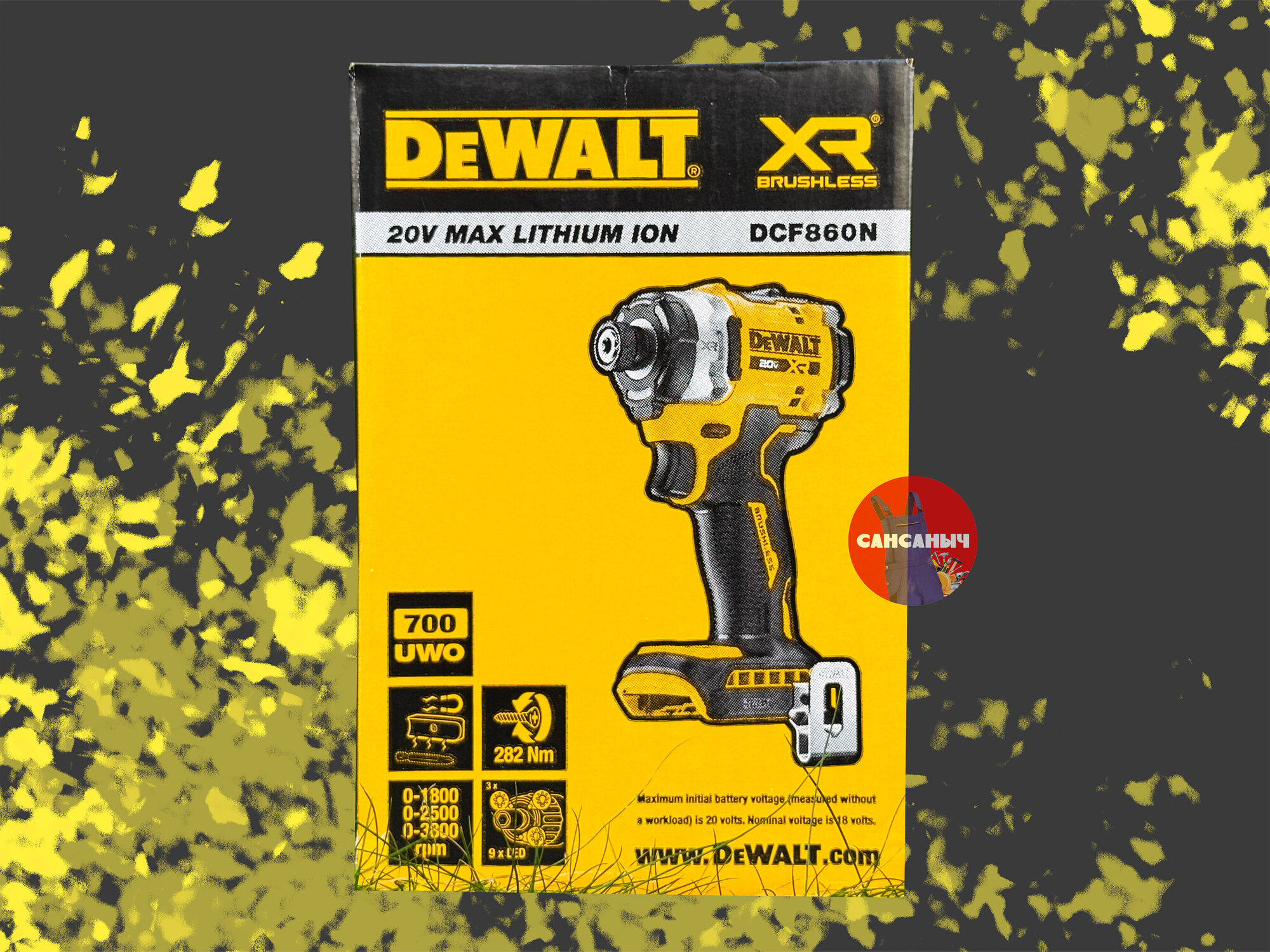 Аккумуляторный шуруповерт DeWalt DCF860N 20В
