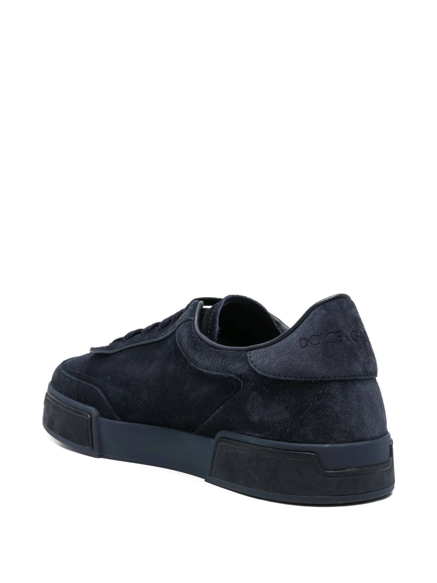 Кроссовки DOLCE & GABBANA Suede sneakers, размер 41 EU, синий — фото 1