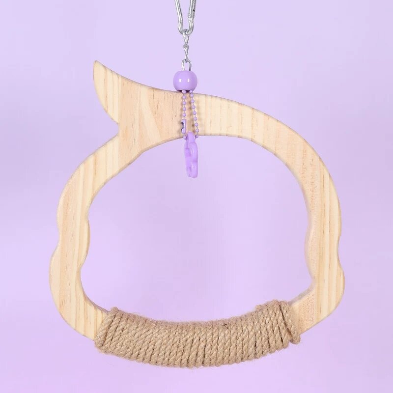 Кольцо-качели для попугаев, какаду и мелких солнечных птиц, игрушка для развлечения и снятия скуки, декор для клетки