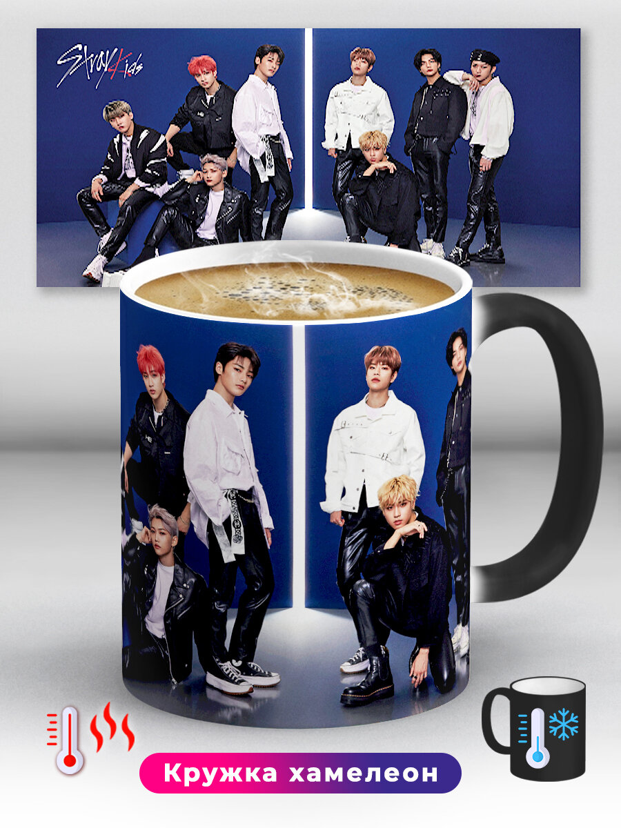 Кружка хамелеон Stray Kids K-POP