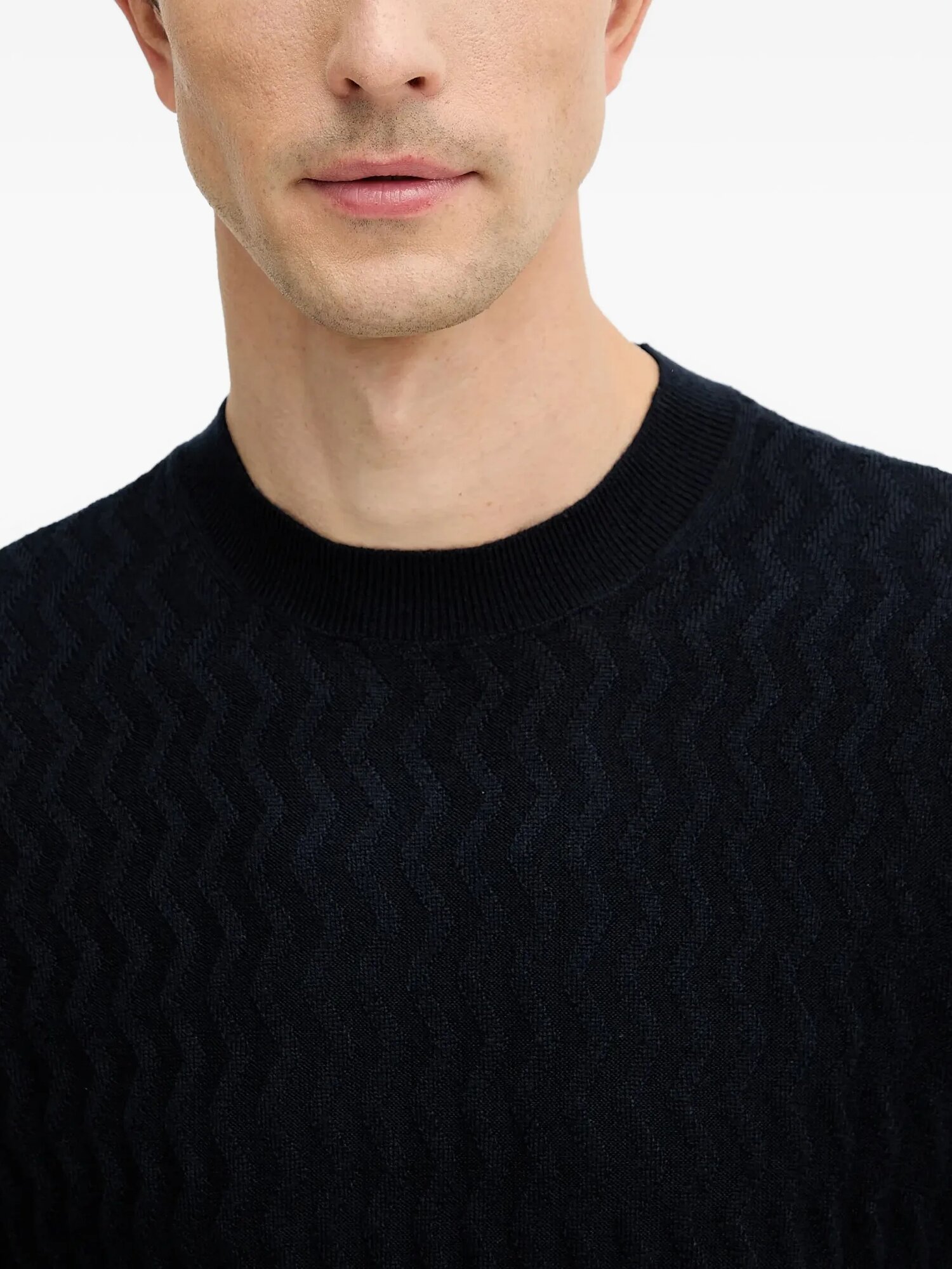 Свитер Armani Exchange, размер 2XL, , blue — фото 1