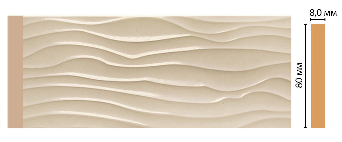 Молдинг Decomaster D042-61 В80хШ8хД2400 мм / Декомастер.