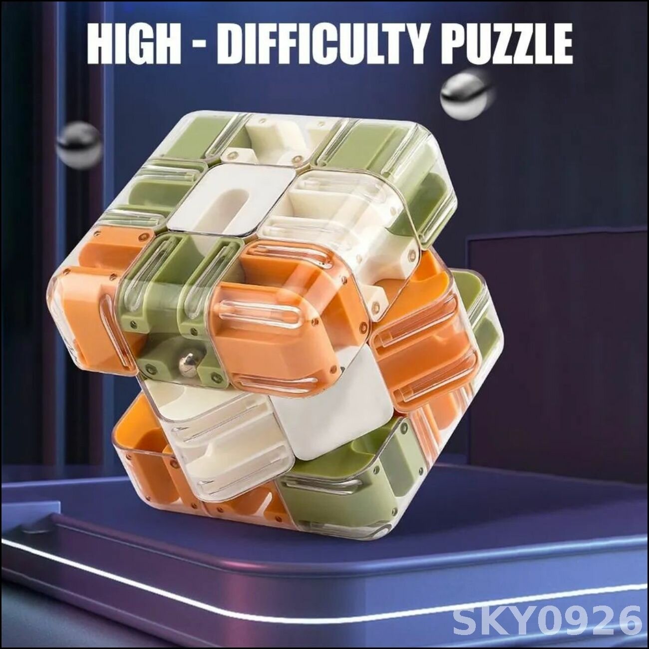 3D-лабиринт с шариками, кубик Рубика, развивающий логическое мышление и снятие стресса, развивающая игрушка