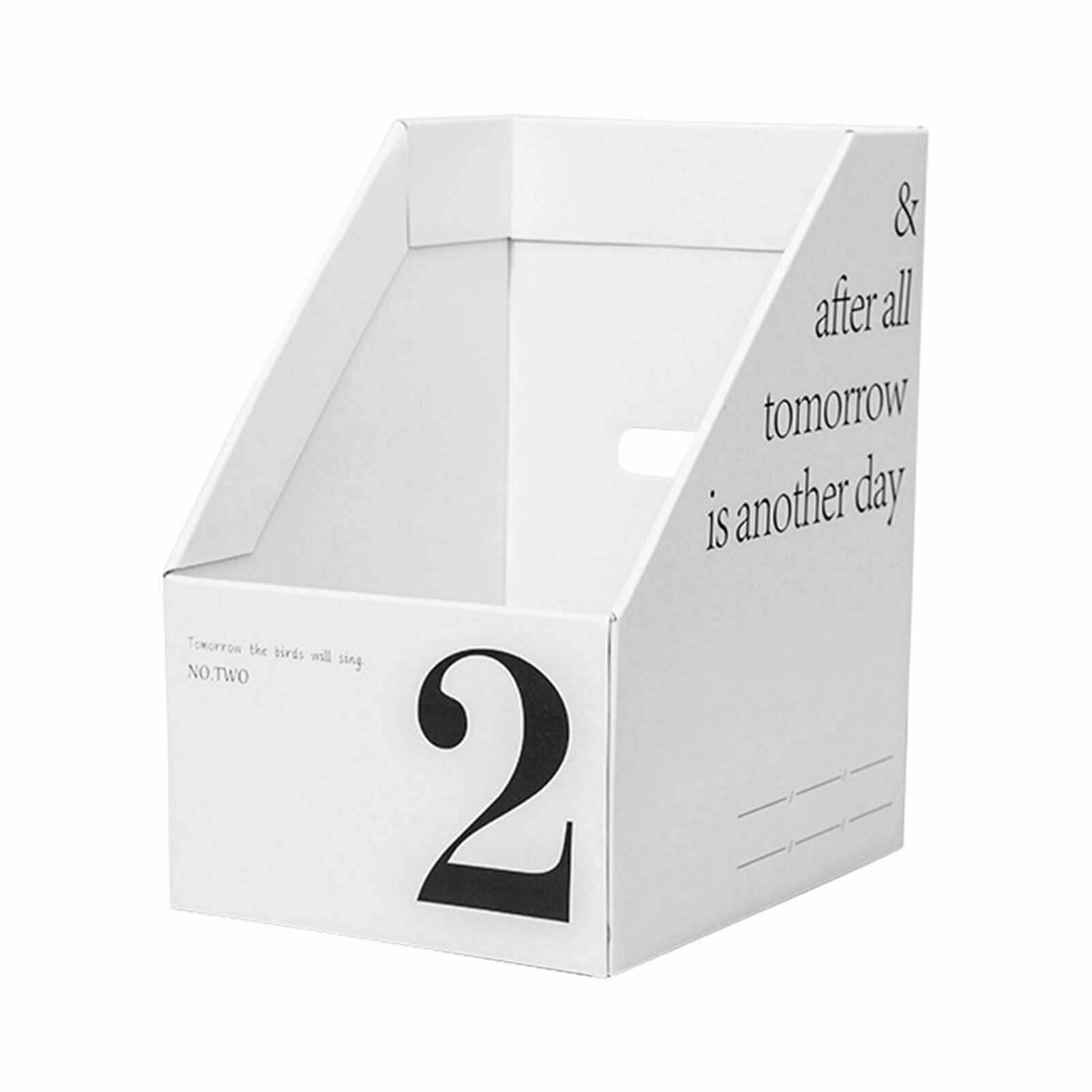 Вертикальная папка с папкой файла bin Номер бумаги Маркируя стройный органайзер на стойке для книг журналов. Журналы конверты 2