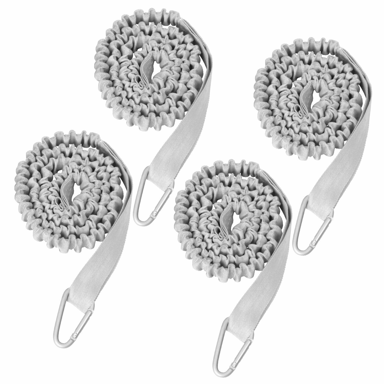 4 Pack Kayak Paddle Leash Lightweight Stretchable Coiled Rod Lanyard for SUP Boating Canoeing Fishing Kayaking