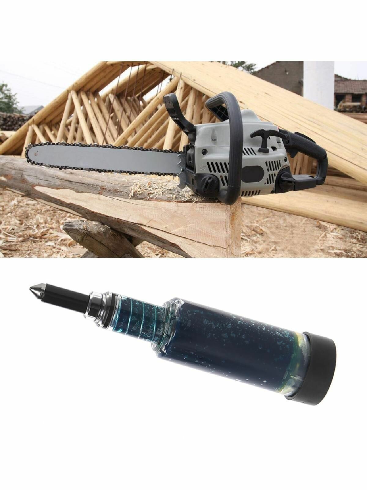 Эксклюзивная смазка в шприце для звездочки бензопилы, 15 мл