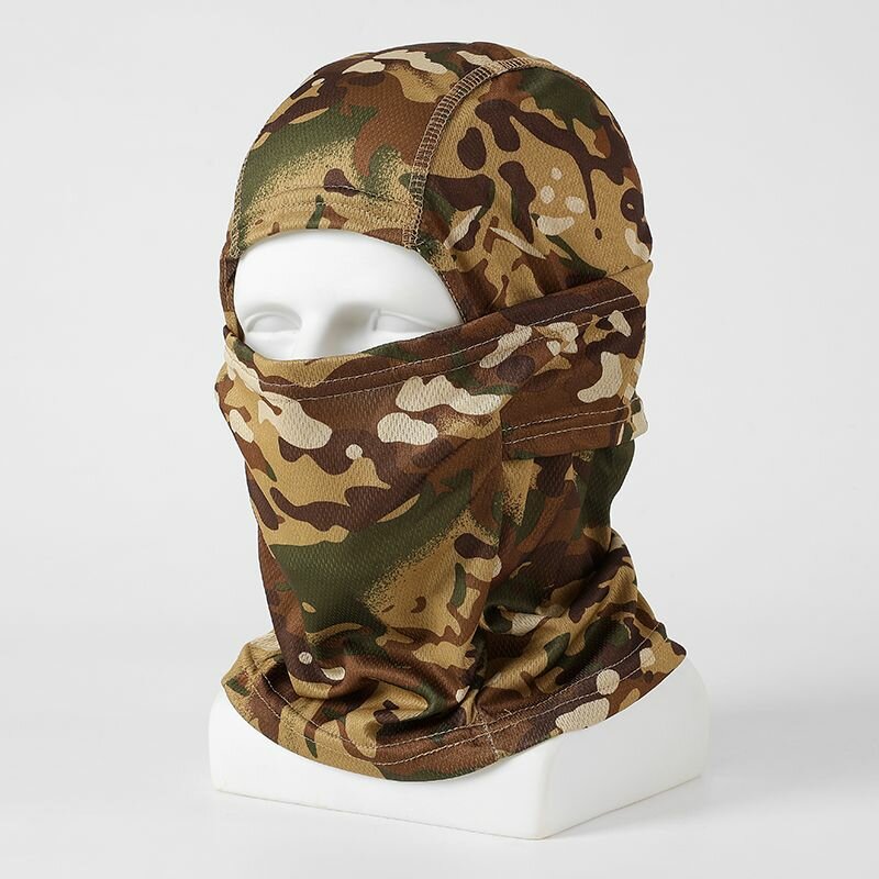 Камуфляжная круглая шляпа с полями, тактическая маскировка для активного отдыха, маска для лица для походов и велоспорта, шляпа для кемпинга и рыбалки, защита от солнца