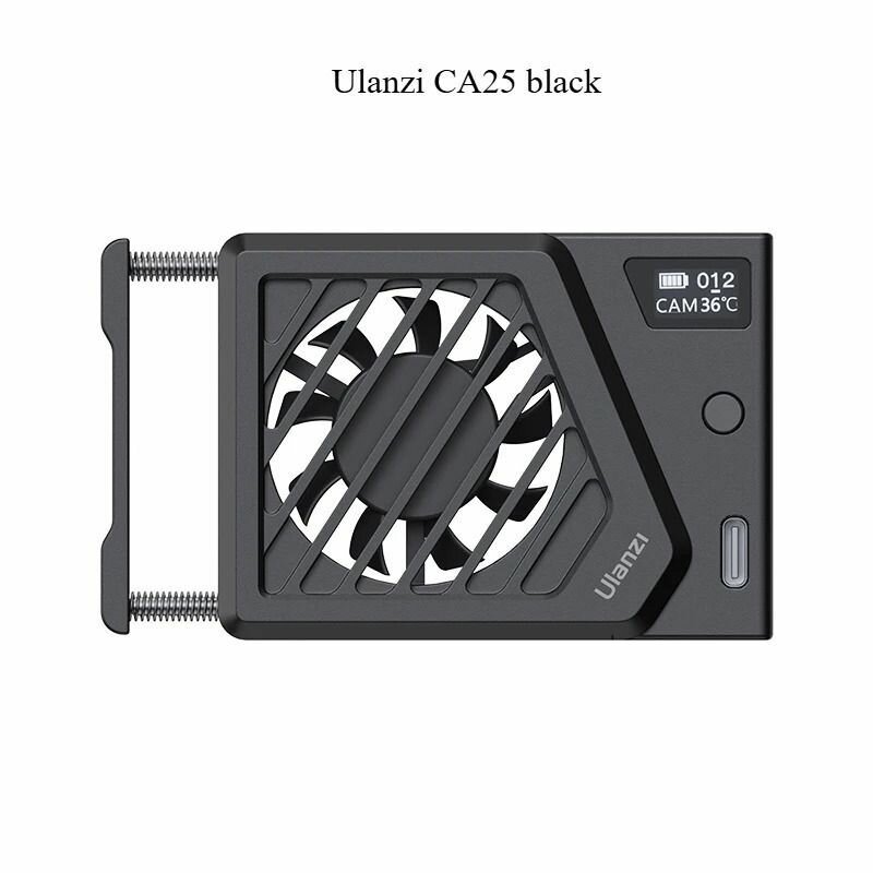 Ulanzi CA25 Система охлаждения камеры Новая версия вентилятора охлаждения радиатора для Sony Canon FUJIFILM Nikon ZVE 1 FX30 A7M4 R8 R7 R6 XT4