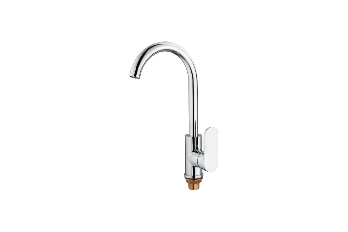 Смеситель для кухни LEDEME H10, L4010, поворотный, горизонтальный монтаж, хромированный